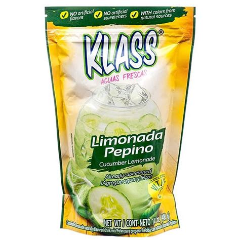 Klass Aguas Frescas Cucumber Limeade Drink Mix Vitamin C Multiserve