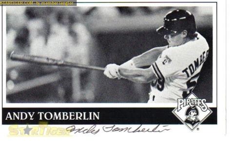 Andy Tomberlin Autograph Collection Entry At Startiger