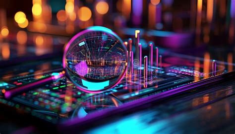 Data Analysis Search Engine Optimization Or Seo Magnifier Charts Graphs Ultraviolet And