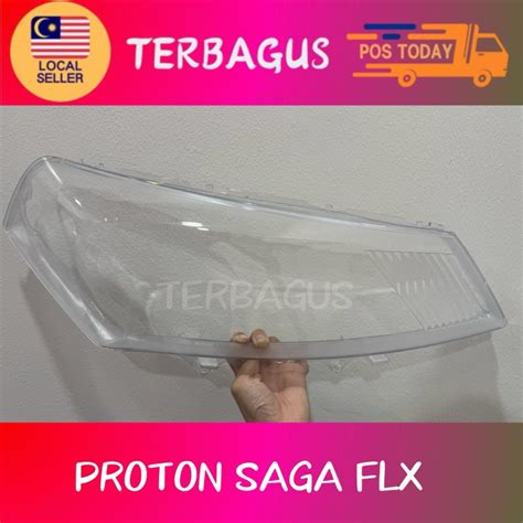 Proton Saga FL FLX SV 2011 2015 Plastic Headlamp Clear Lens Cover