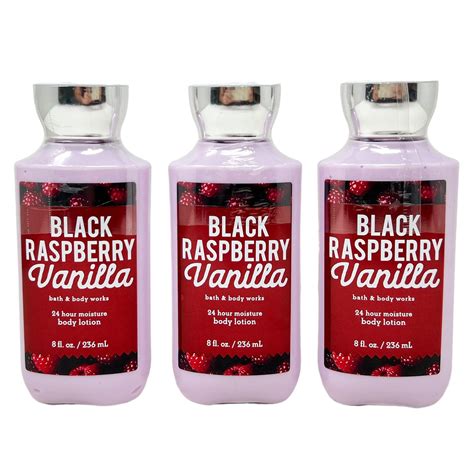 Bath And Body Works Black Raspberry Vanilla 3 Piece Body
