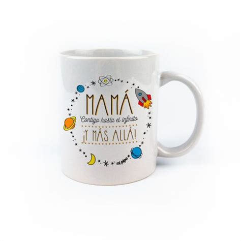 Taza cerámica Mamá contigo hasta el Infinito y más allá BabyTete