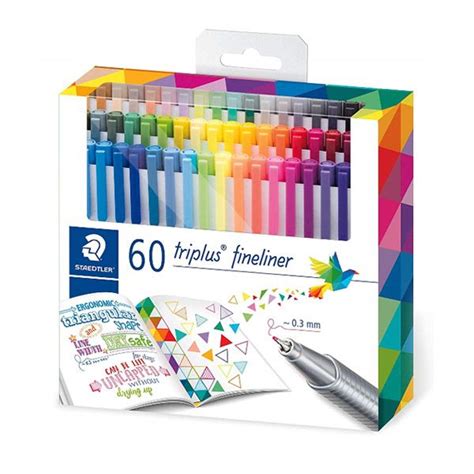 스테들러 334 트리플러스 화인라이너 03mm 60색 Staedtler Triplus Fineliner Pens