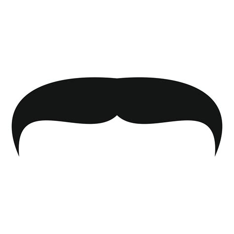 Villainous Mustache Icon Simple Style 14414536 Vector Art At Vecteezy