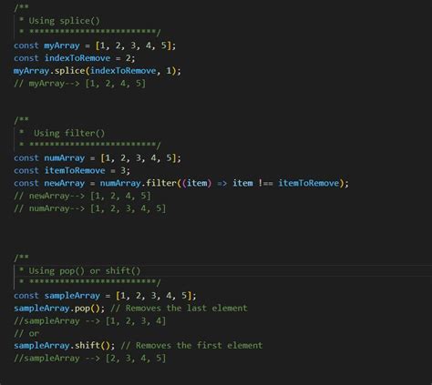 Elmira Naghibi On Linkedin 🚀 How To Remove One Item From An Array