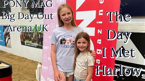 PONY MAG BIG DAY OUT 2023 ARENA UK With HARLOW MEET GREET YouTube
