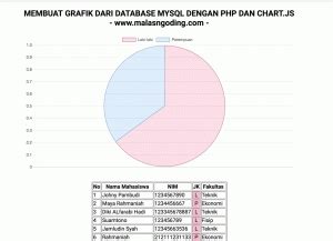 Membuat Grafik Jenis Kelamin Dengan Php Dan Mysql Chartjs Malas Ngoding