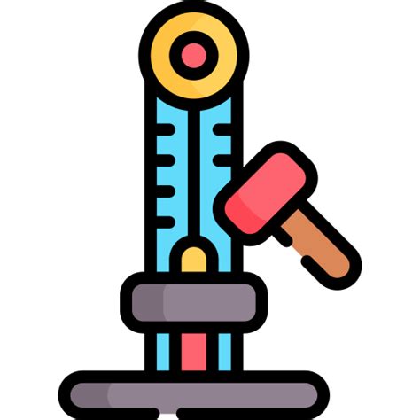 High Striker Kawaii Lineal Color Icon