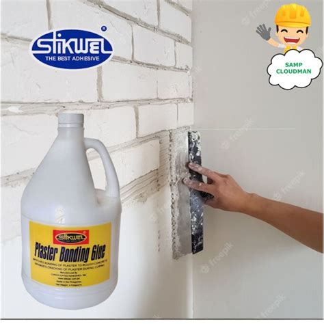 Stikwel Plaster Bonding Glue 1 Gallon 4 Liters Stikwell Stickwell