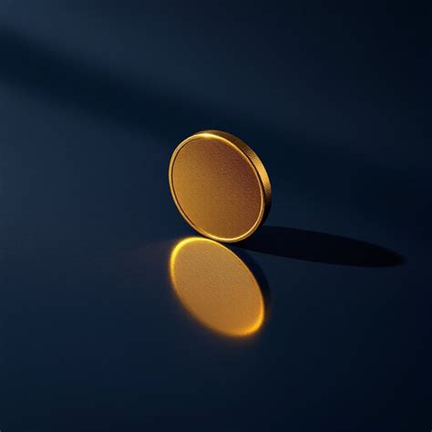 Free Golden Coin Reflection Image Download At Stockcake