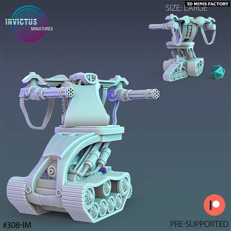 Turret Automaton De Epic Miniatures Robot Warfare Machine De Guerre