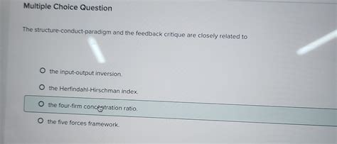 Solved Multiple Choice QuestionThe Chegg
