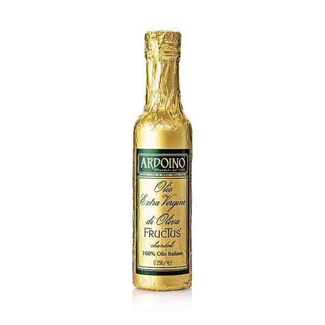 Extra Virgin Olive Oil Ardoino Fructus Unfiltered In Gold Foil 250