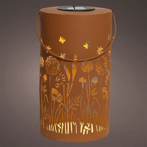 Buy Solar Lamp Rust Effect Delivery By Waitrose Garden