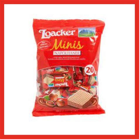 เวเฟอร์อบกรอบ Loacker Classic Minis Napolitaner 200g ลเอคเกอร์ คลาสสิก มินิส นาโปเลียนเนอร์ 200g