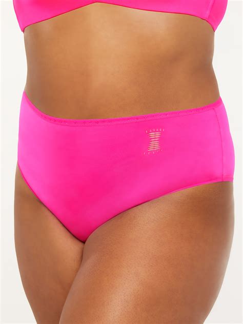 Core Microfiber Thong With Logo Waistband In Pink Savage X Fenty