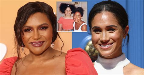Mindy Kaling Admits She Felt ‘unattractive Growing Up As Meghan Markle Describes Herself As