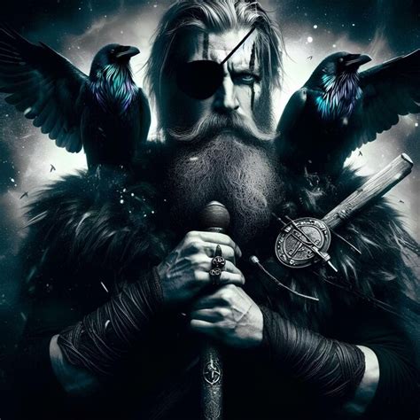 The Viking God Odin 8 Premium Ai Generated Image