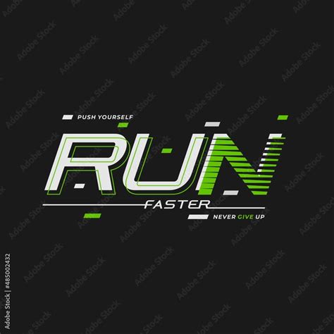 Vector Illustration Of Running Theme