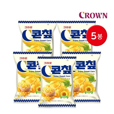 크라운 콘칲 초당 옥수수 70g 5봉 홈플러스 택배배송
