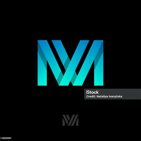 M 종이 접기 편지 M 모노그램은 그라데이션 리본으로 구성됩니다 0명에 대한 스톡 벡터 아트 및 기타 이미지 0명 그림자 단순함 Istock