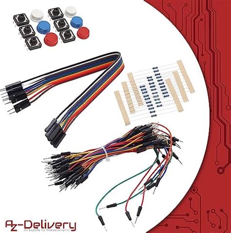 Azdelivery Diy Electronic Kits Met Weerstanden Voedingsmodule En Dc Motor Bol
