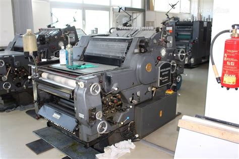 Mesin Cetak Offset Heidelberg Color Sheet Fed Offset Press Heidelberg KORD Dijual Jerman