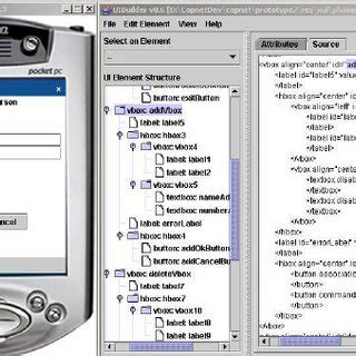 An Example Of An XML User Interface Script Modified XUL Is Shown In