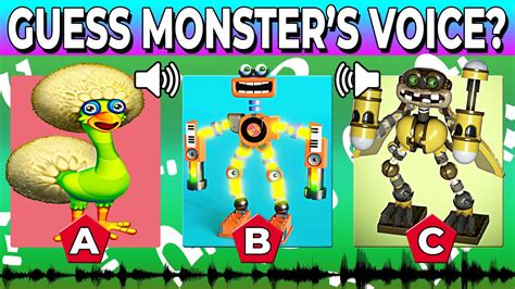 Guess The MONSTER S VOICE SINGING MONSTERS GARTEN OF BANBAN ROBLOX WUBBOX WUBBOX AIR