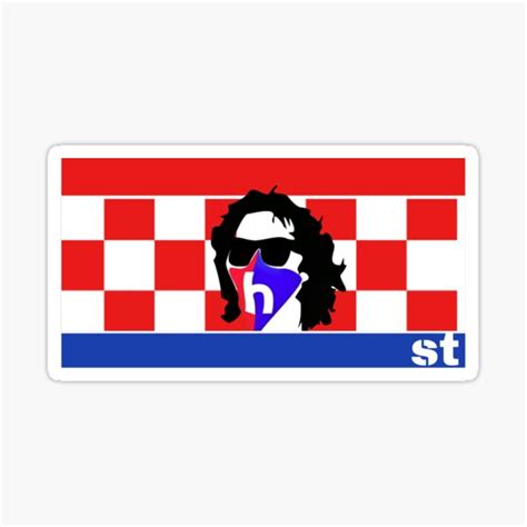 Torcida Hajduk Sticker For Sale By Monji1croatia Redbubble