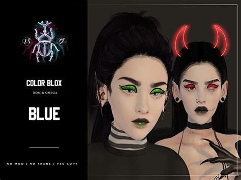 Second Life Marketplace Bug Color Blox Blue [bom] Omega