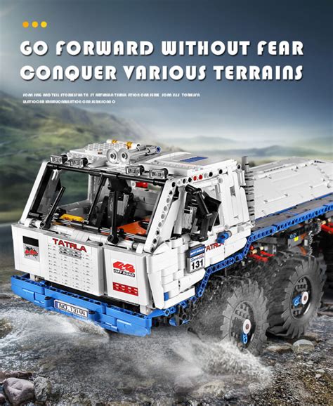 Конструктор на пульте управления MOULD KING 13144 Грузовик Tatra T813 ...
