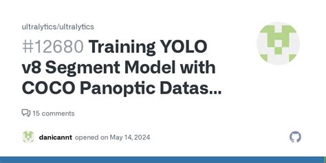 Training Yolo V8 Segment Model With Coco Panoptic Dataset Type · Issue
