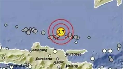 Gempa Terkini Guncang Jatim Kamis 28 Maret 2024 Info BMKG Magnitudo 3 7 SR Tribunmanado Co Id