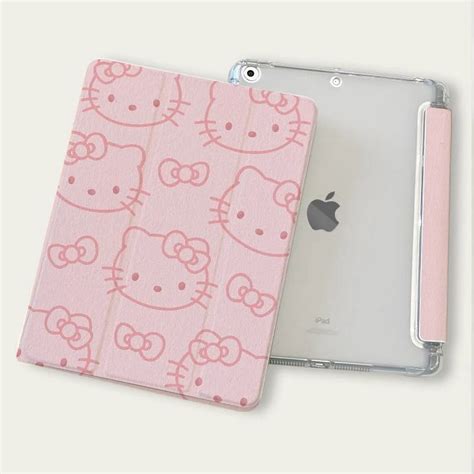 New Sanrio Hellokitty Kuromi Cinnamoroll Ipad Protective Case Kawaii
