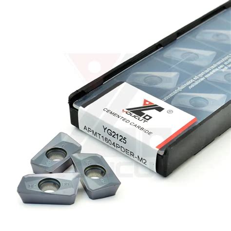 Milling Insert Pvd Coating Carbide Cnc Cutting Tool Apmt1604 Apmt Milling Inserts For Bap400r