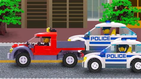 Lego Police Car Chase Youtube