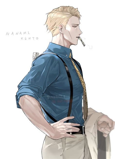Nanami Kento Jujutsu Kaisen Drawn By Ssss77777 Danbooru