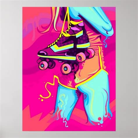 Roller Skate Poster Zazzle