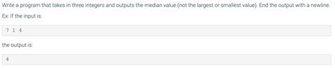 Solved Write A Program That Takes In Three Integers And Chegg