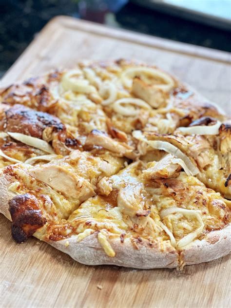 Bbq Chicken Pizza With Caramel Bbq Sauce Cooking With Chef Bryan