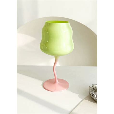 Clear The Table พร้อมส่ง Candy Wine แก้วไวน์น่ารัก สีพาสเทล Shopee Thailand