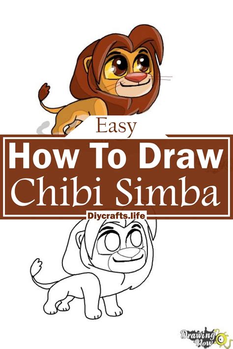 Easy Lion King Drawing Ideas DIY Crafts