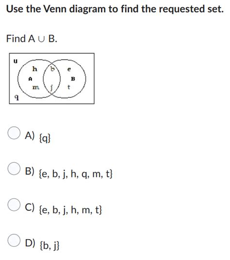 Given The Venn Diagram Find F The Venn Diagram How Overlapp