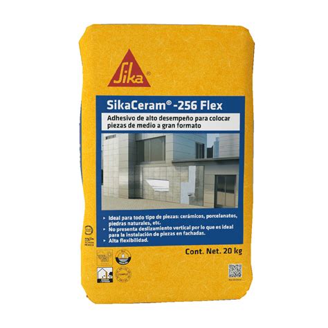SikaCeram 256 Flex ADHESIVO CEMENTICIO FLEXIBLE DE ALTO DESEMPEÑO