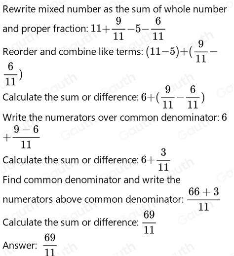 Solved 11 9 11 5 6 11 [algebra]
