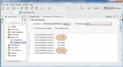 Data File Data Different From That In Excel Archive Katalon Community