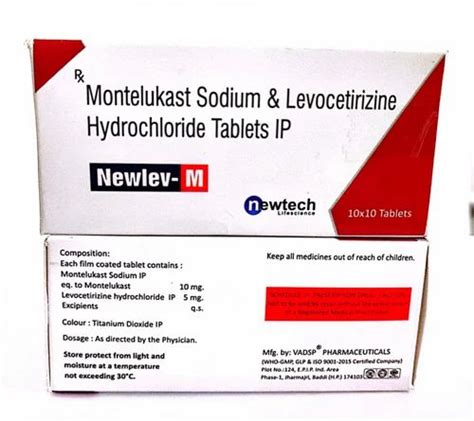 Montek Lc Montelukast Levocetirizine Tablets At ₹ 9 5 Stripe In Surat