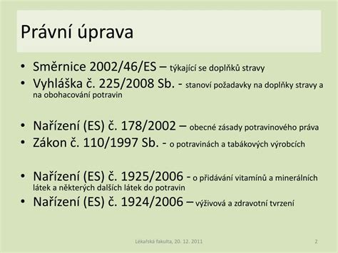 PPT Doplňky stravy PowerPoint Presentation free download ID 6934995
