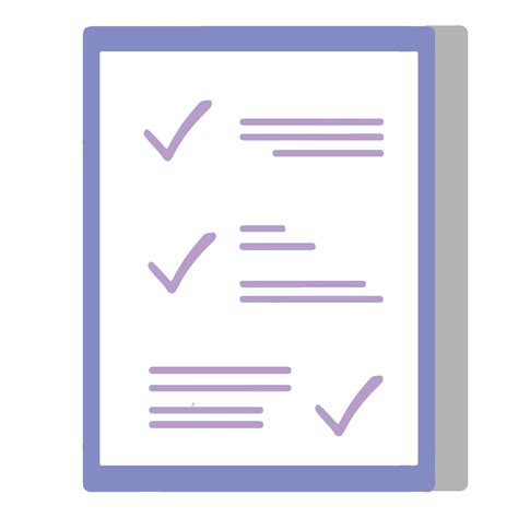 Checklist Items Marked With Ticks On A Clear Background Highlighting